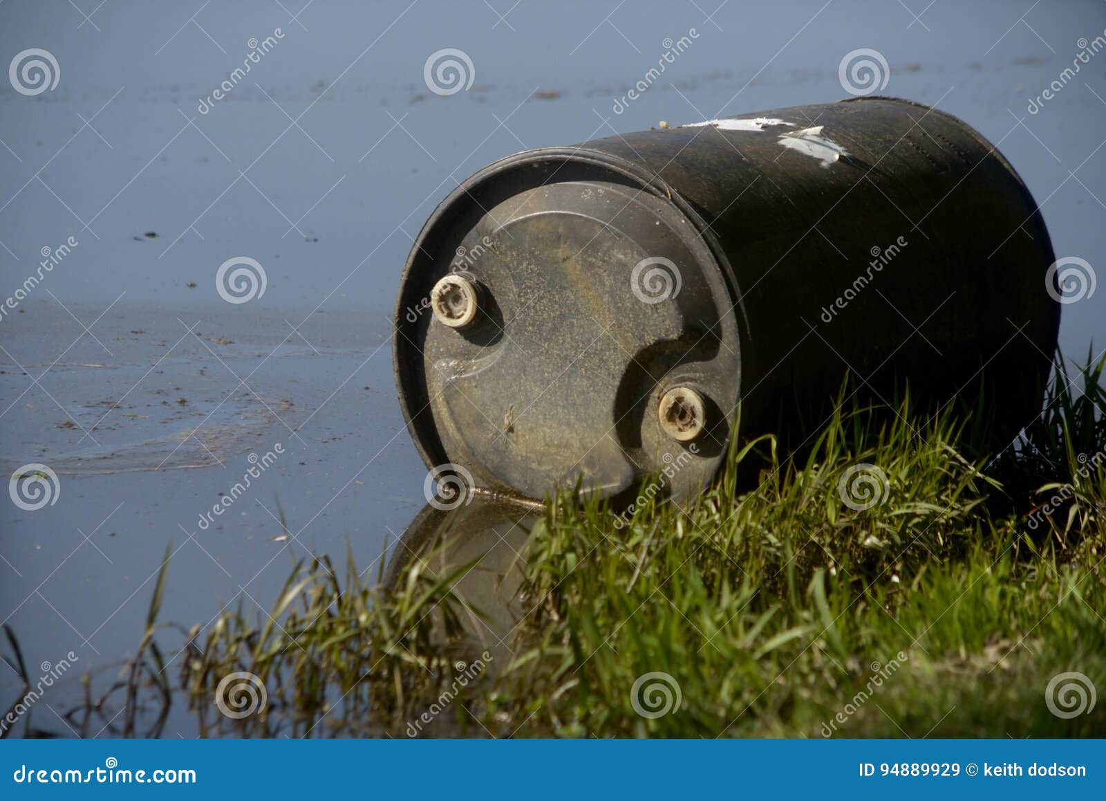 Container Floating in Water Stock Image - Image of park, nature: 94889929