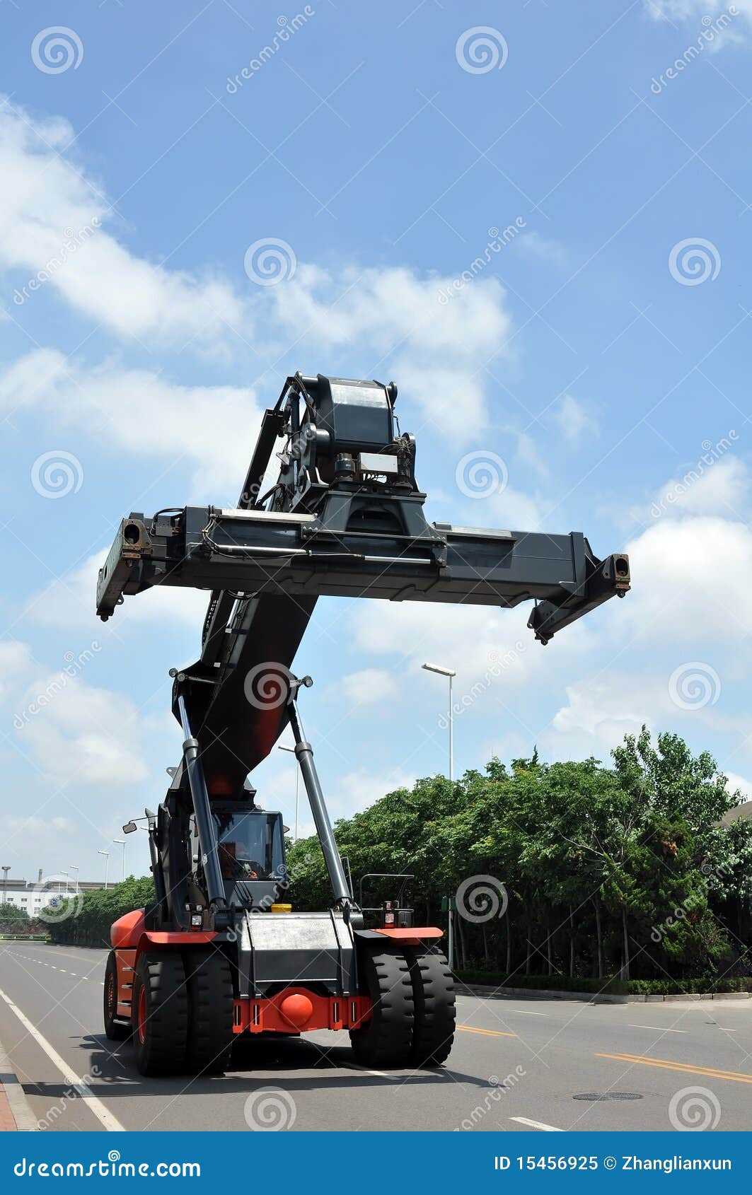 Container Forklift Stock Image | CartoonDealer.com #35404897
