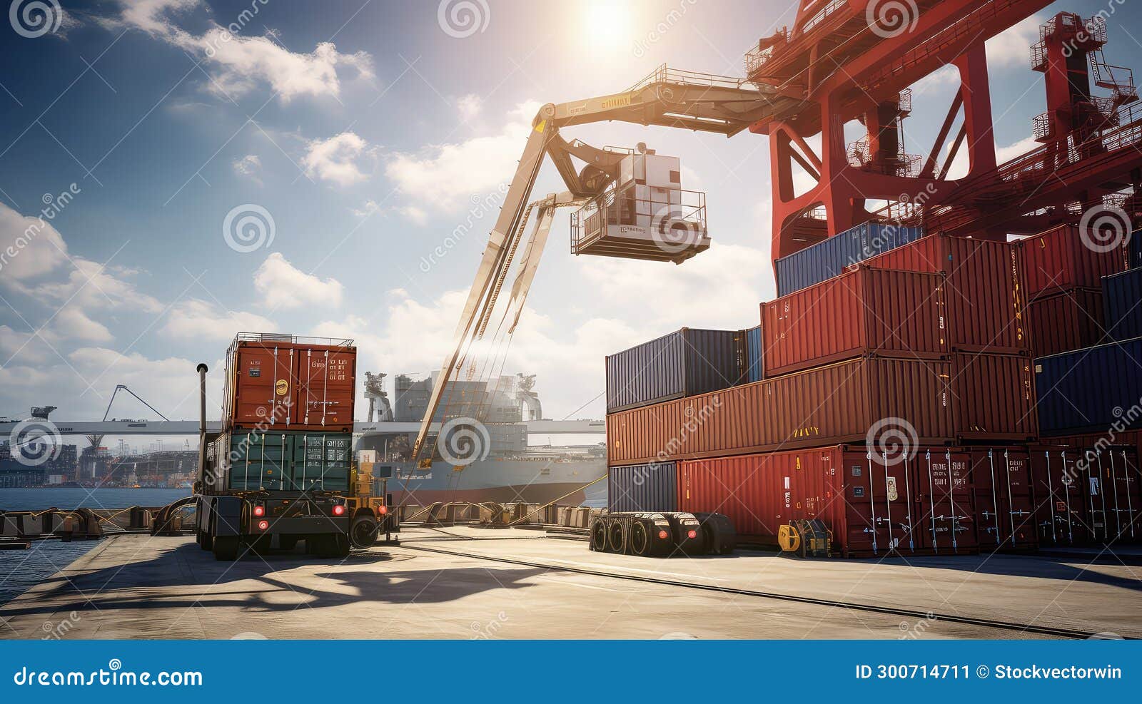 CFS, Container Freight Station. Concept With Keyword, People And Icons ...