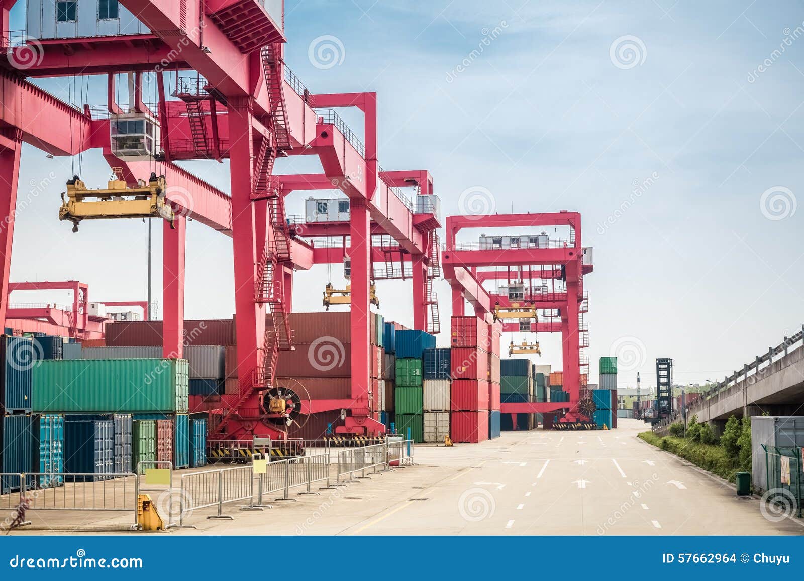 Container freight yard stock photo. Image of closeup - 57662964
