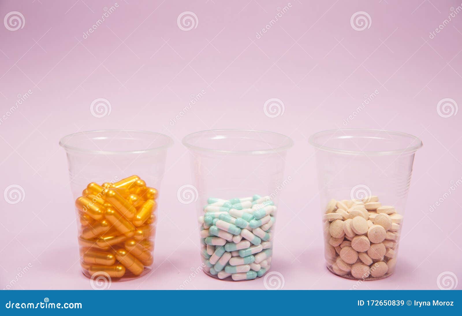 Container Full of Drug and Medicine Pills Stock Image - Image of health ...
