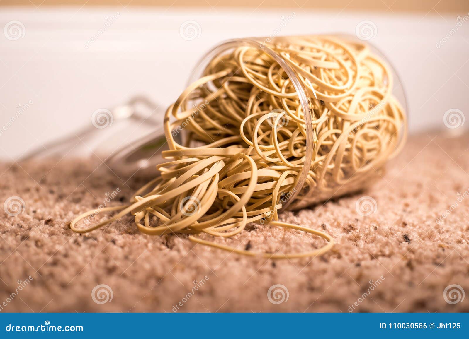 Container Full of Rubber Bands Stock Photo - Image of office, bands ...