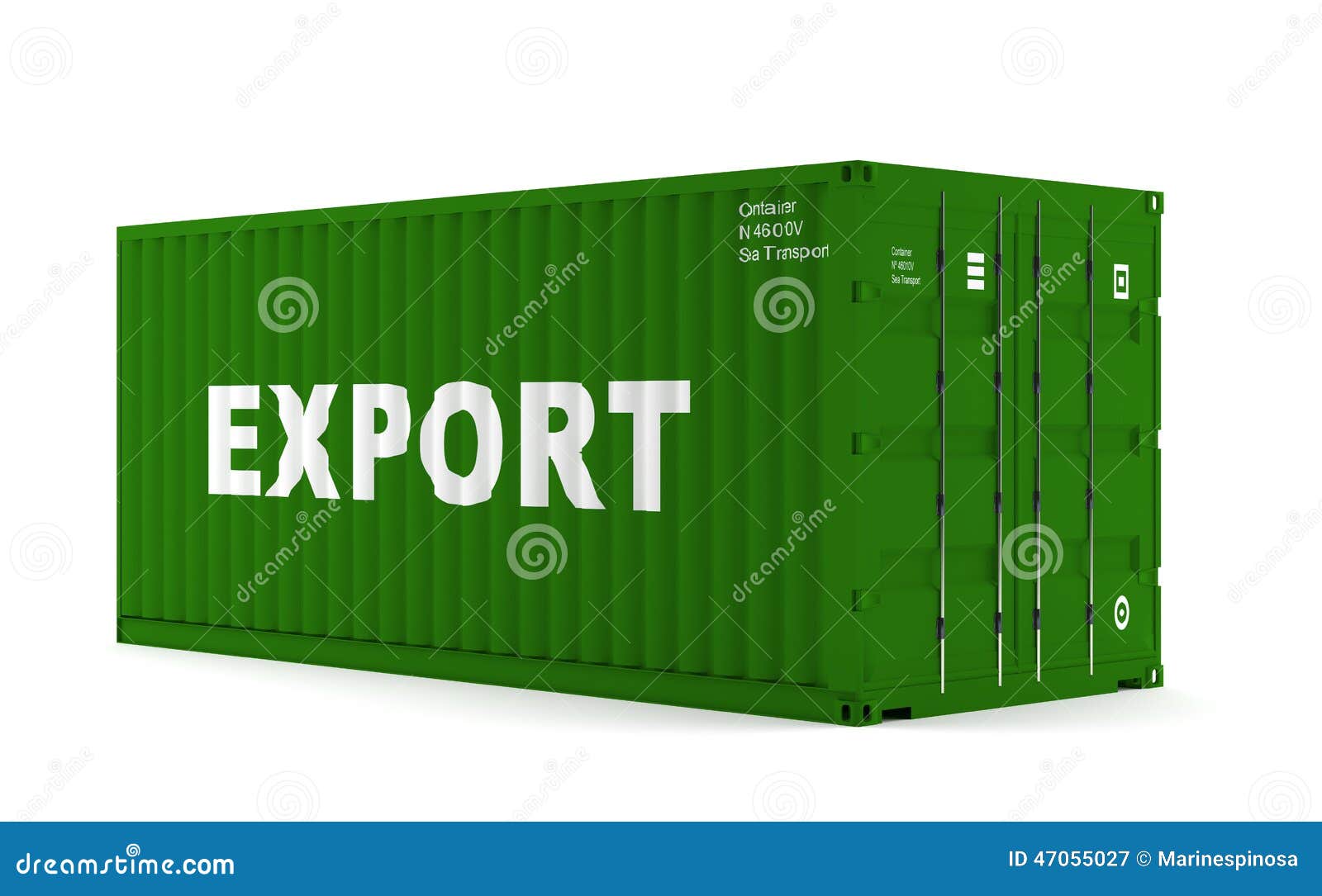 Container stock illustration. Illustration of industrial - 47055027
