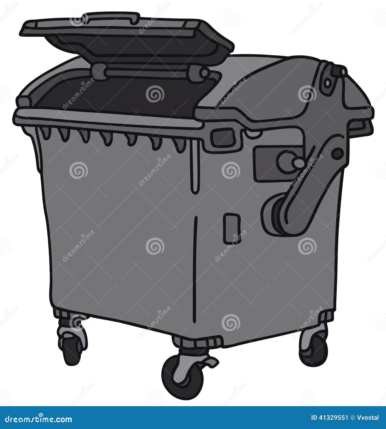 Container stock vector. Illustration of recycling, rubbish - 41329551