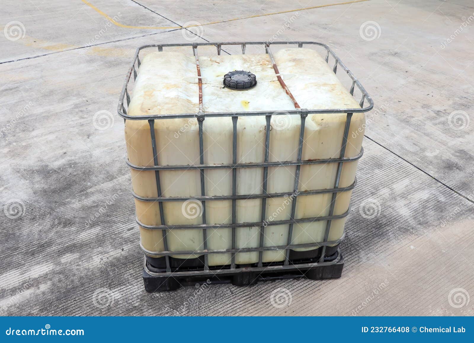 Container for Hazardous Chemical Waste Stock Photo - Image of recycling ...