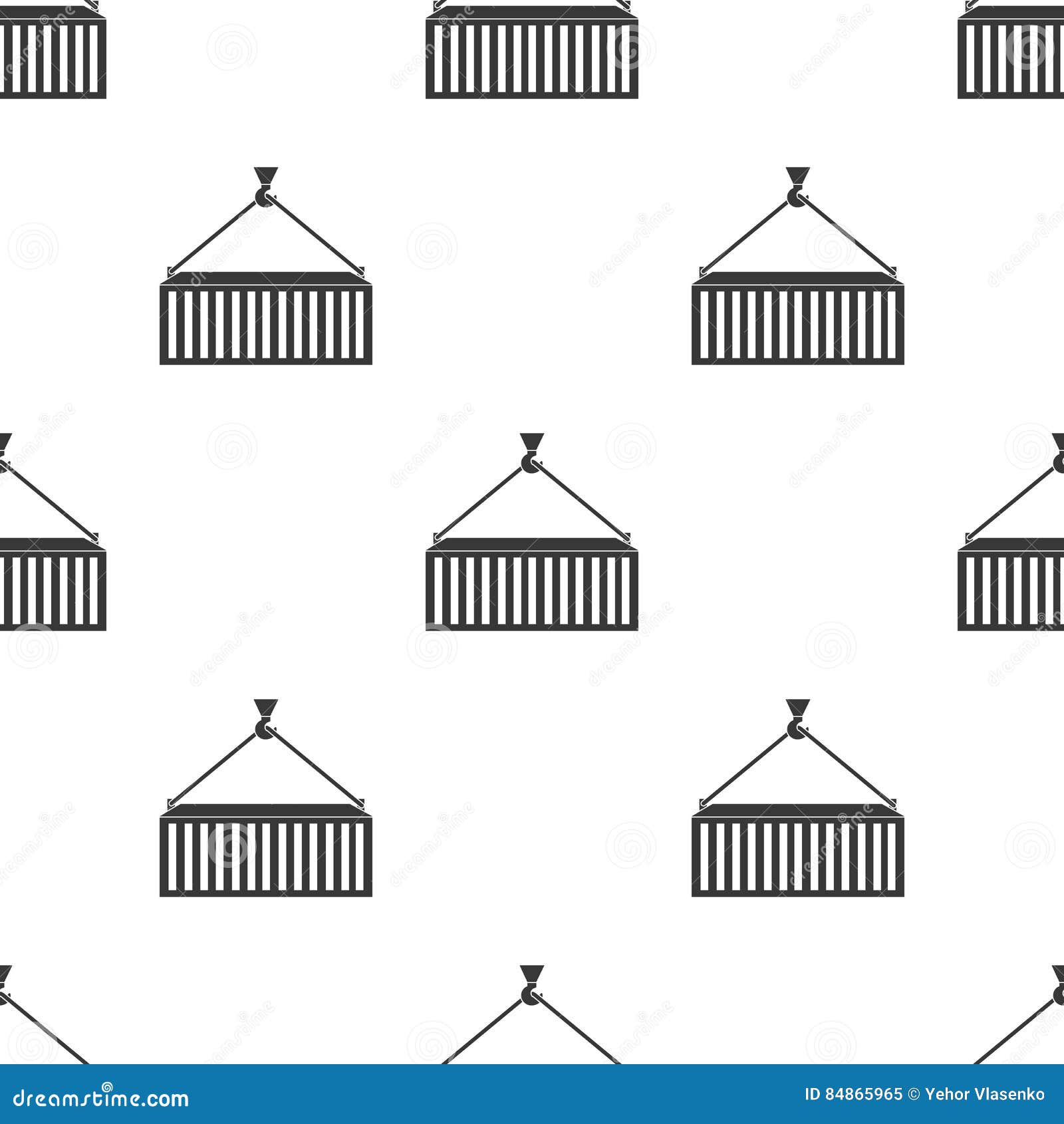 Container Icon in Black Style Isolated on White Background. Logistic ...