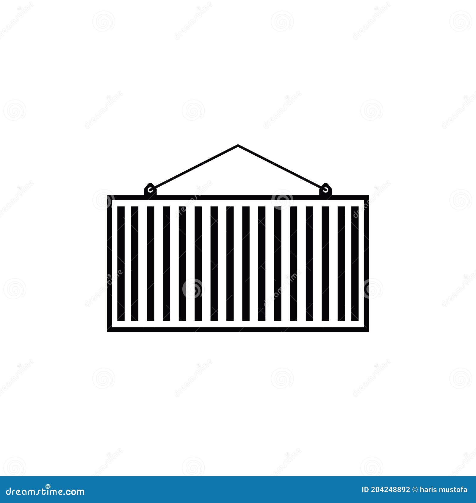 Container Icon Design Template Vector Isolated Illustration Stock ...