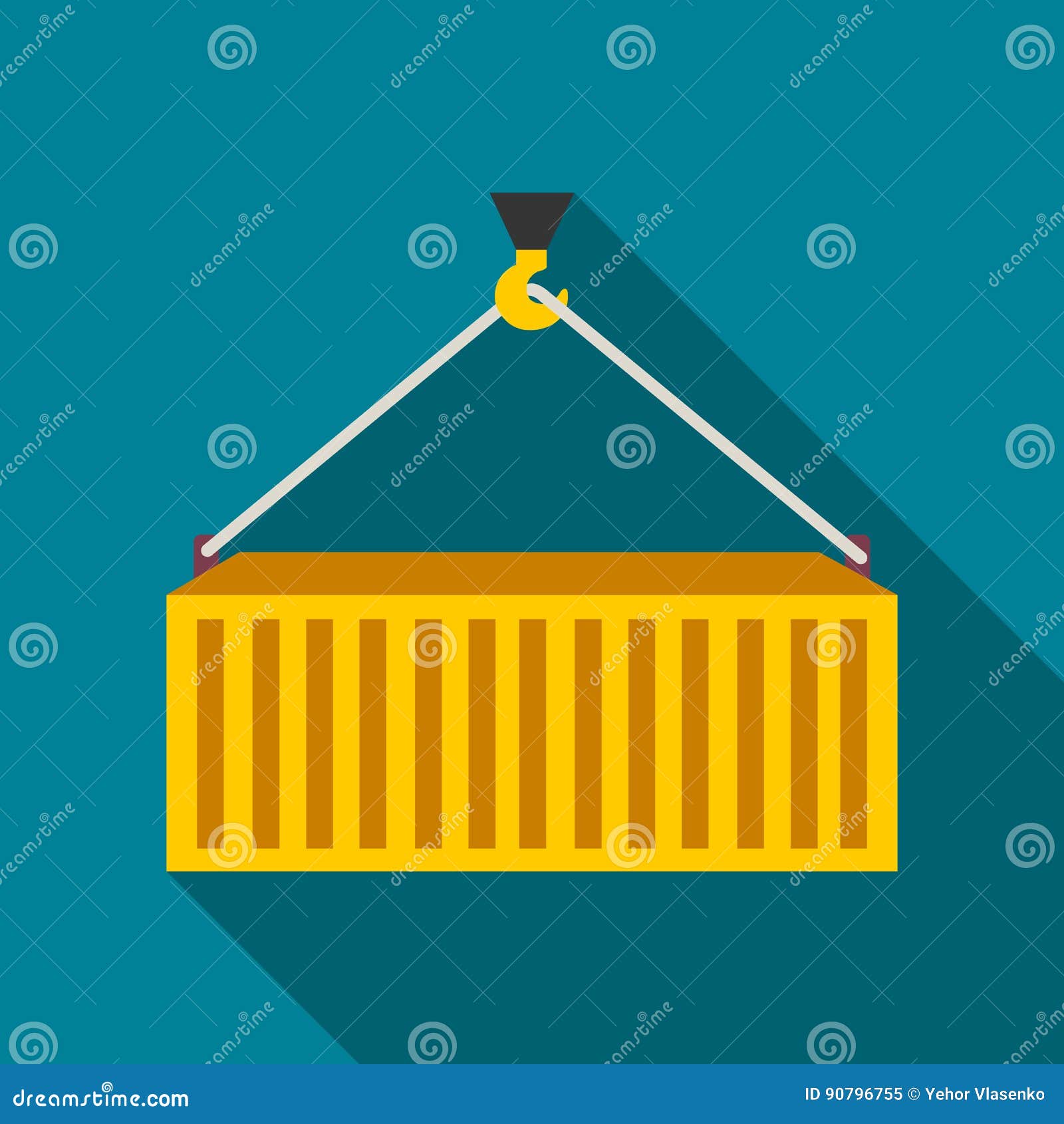 Container Icon of Vector Illustration for Web and Mobile Stock Vector ...