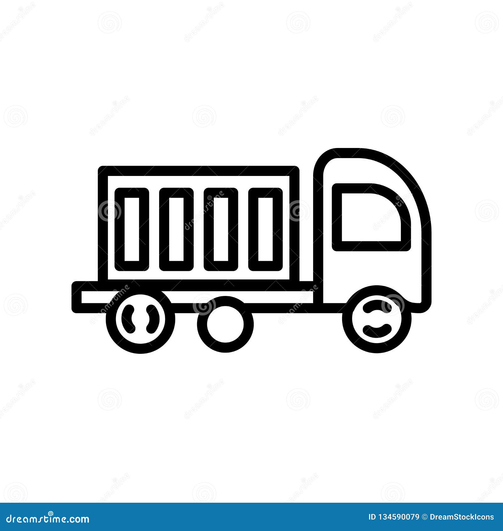 Container Icon Vector Isolated on White Background, Container Sign ...