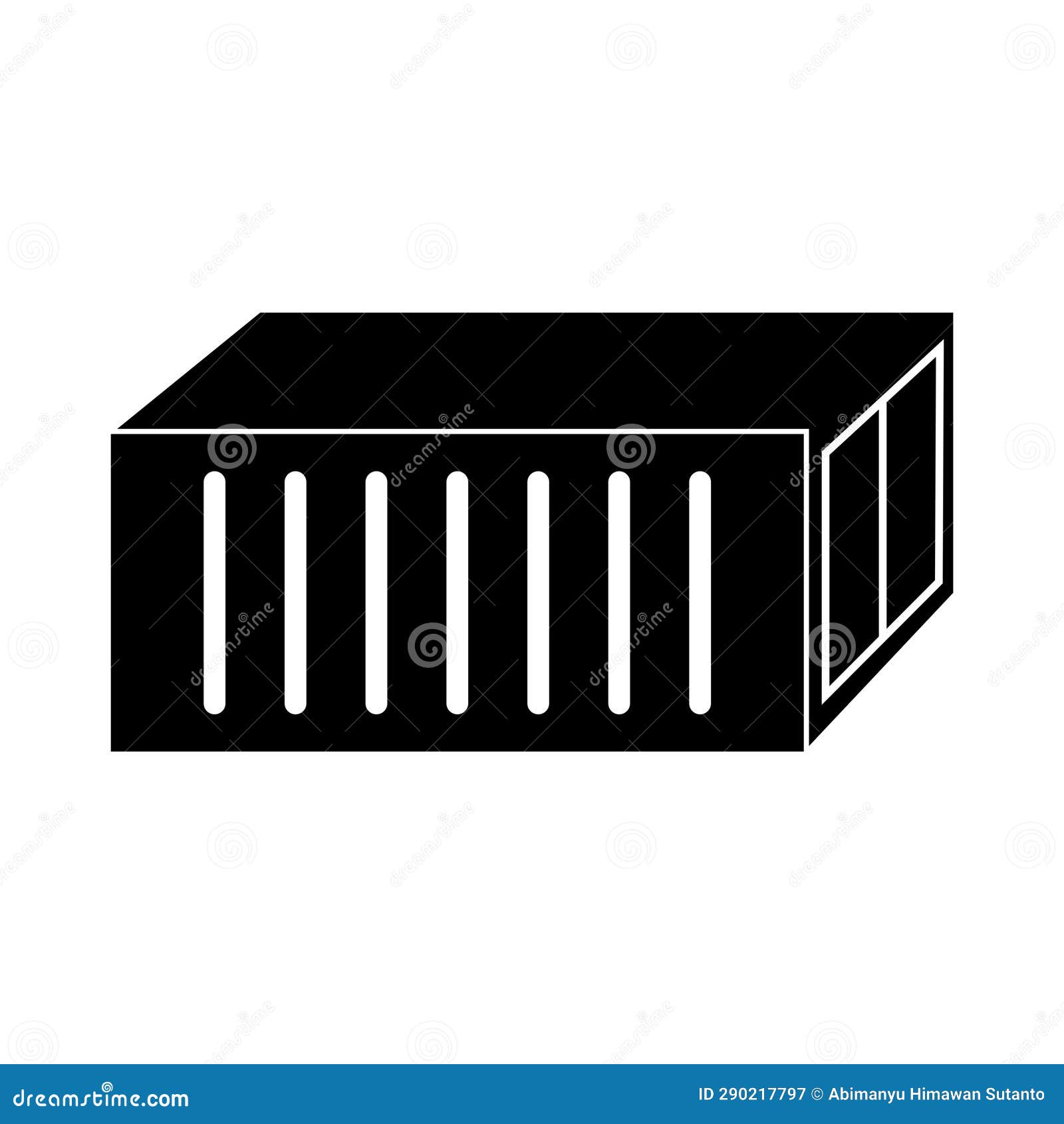 Container icon vector stock illustration. Illustration of storage ...