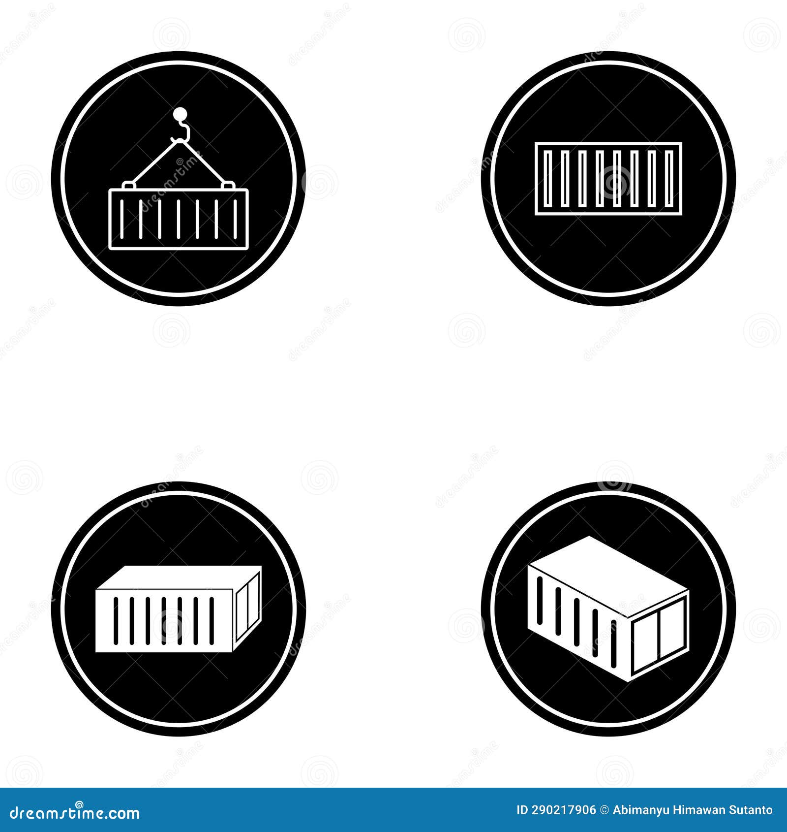 Container icon vector stock illustration. Illustration of isolated ...