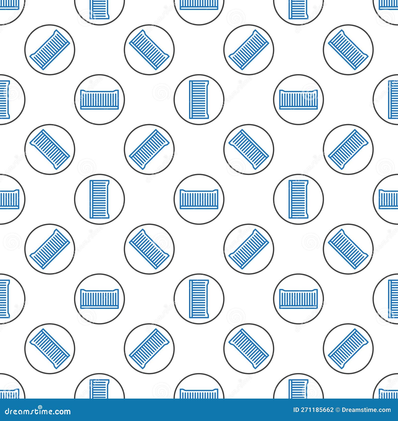 Container Inside Circle Vector International Shipping Line Seamless ...