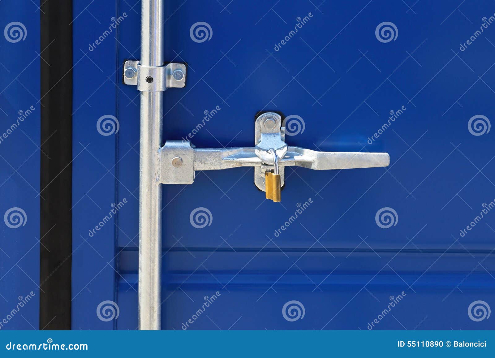 Container Latch stock photo. Image of logistics, metal - 55110890