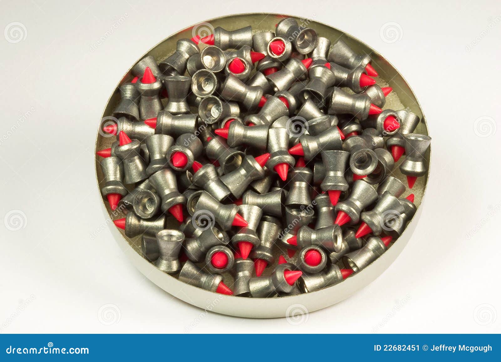 Container of Lead Air Gun Pellets Stock Image - Image of accurate, lead ...