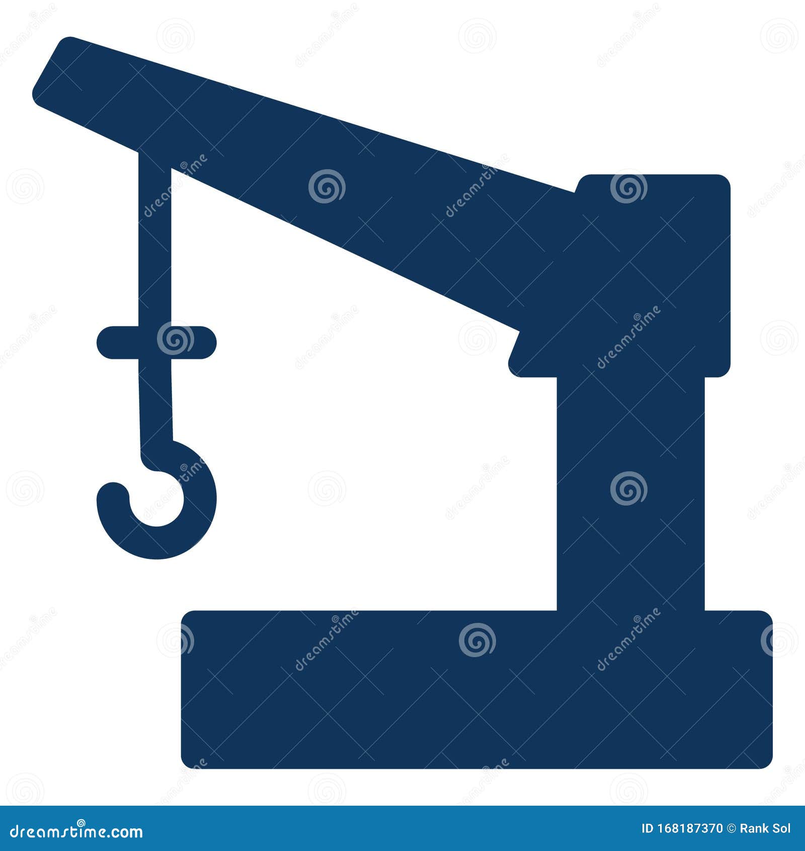 Container Lifter Isolated Vector Icon Which Can Be Easily Modified or ...