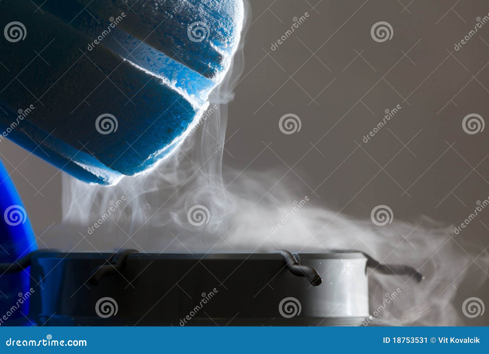 Container with Liquid Nitrogen, Stock Image - Image of liquid, danger ...