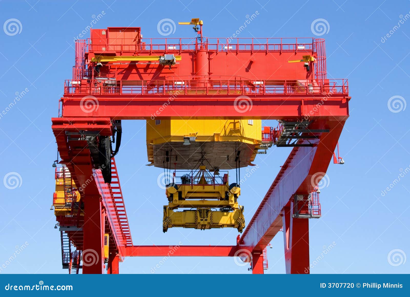 Container Loader stock photo. Image of crane, harbour - 3707720