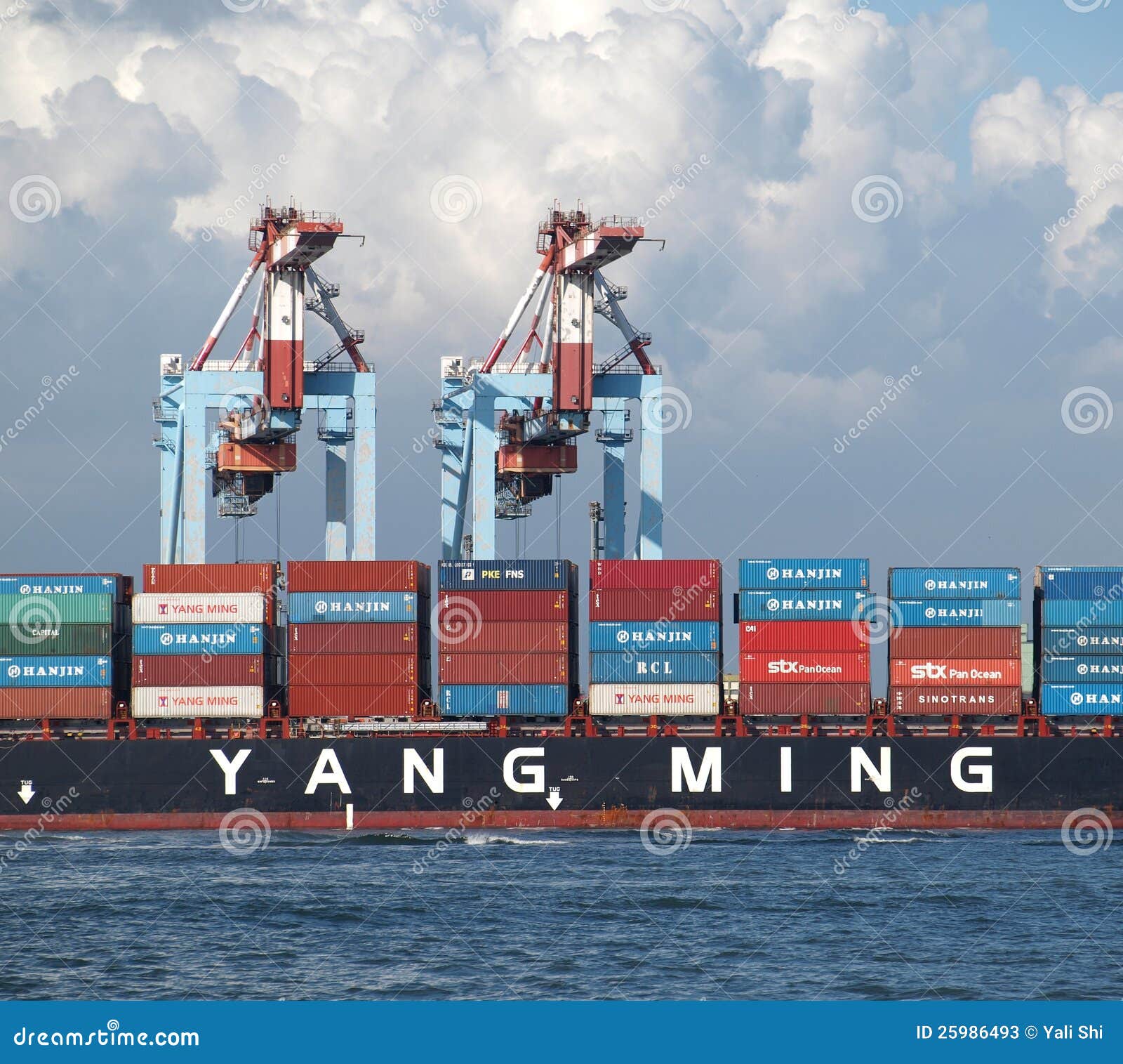 Container Loading Facility editorial stock photo. Image of trolley ...