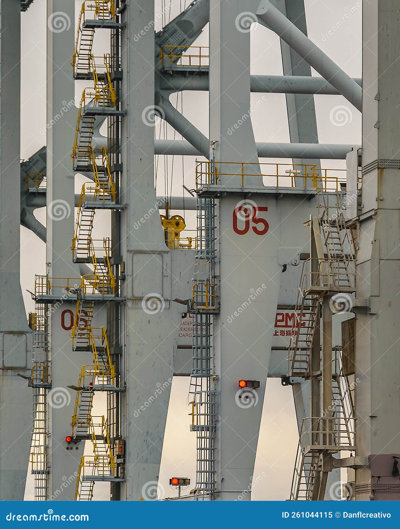 Container Loading, Montevideo Port Editorial Image - Image of import ...