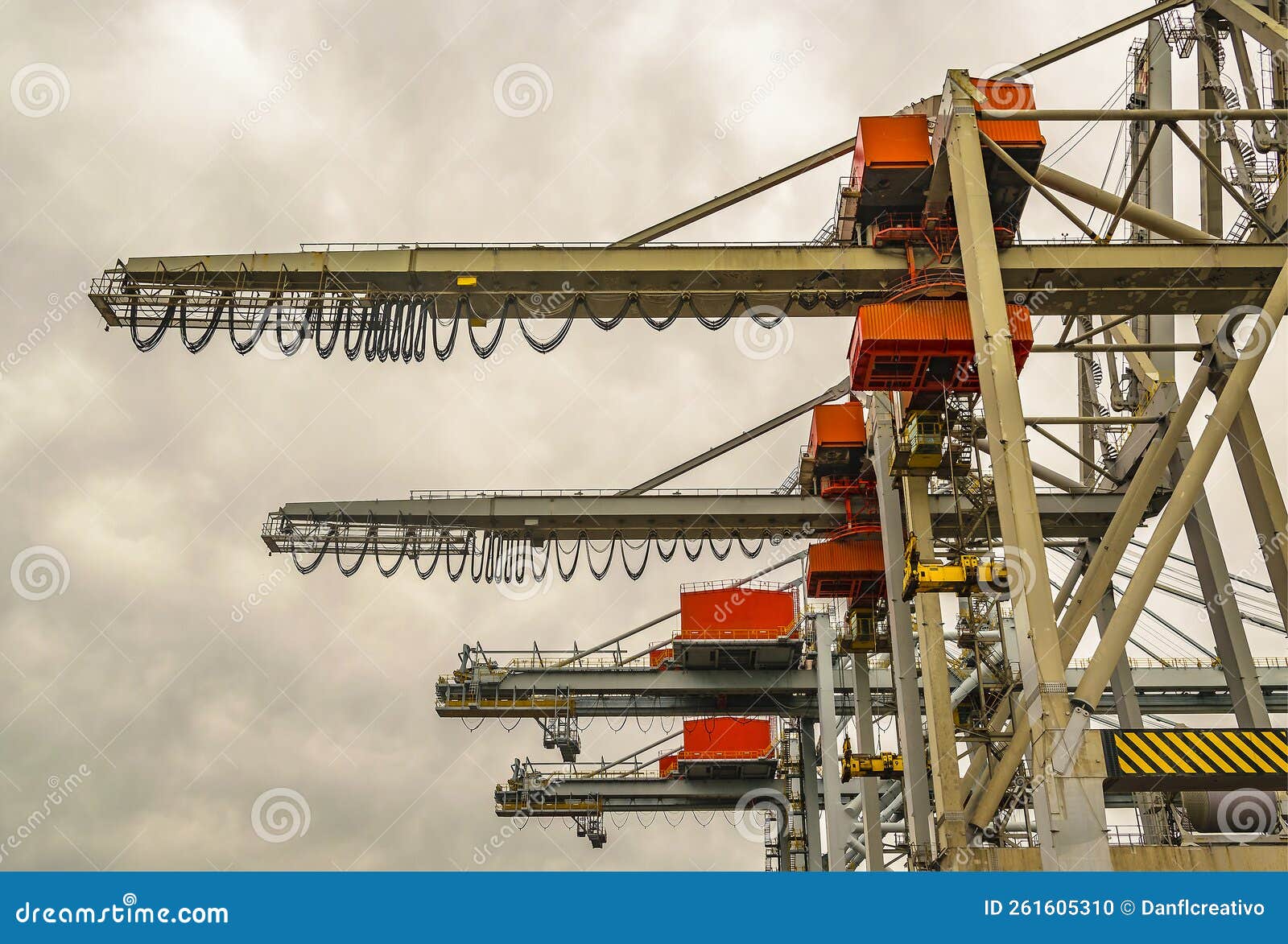 Container Loading, Montevideo Port Stock Photo - Image of delivery ...