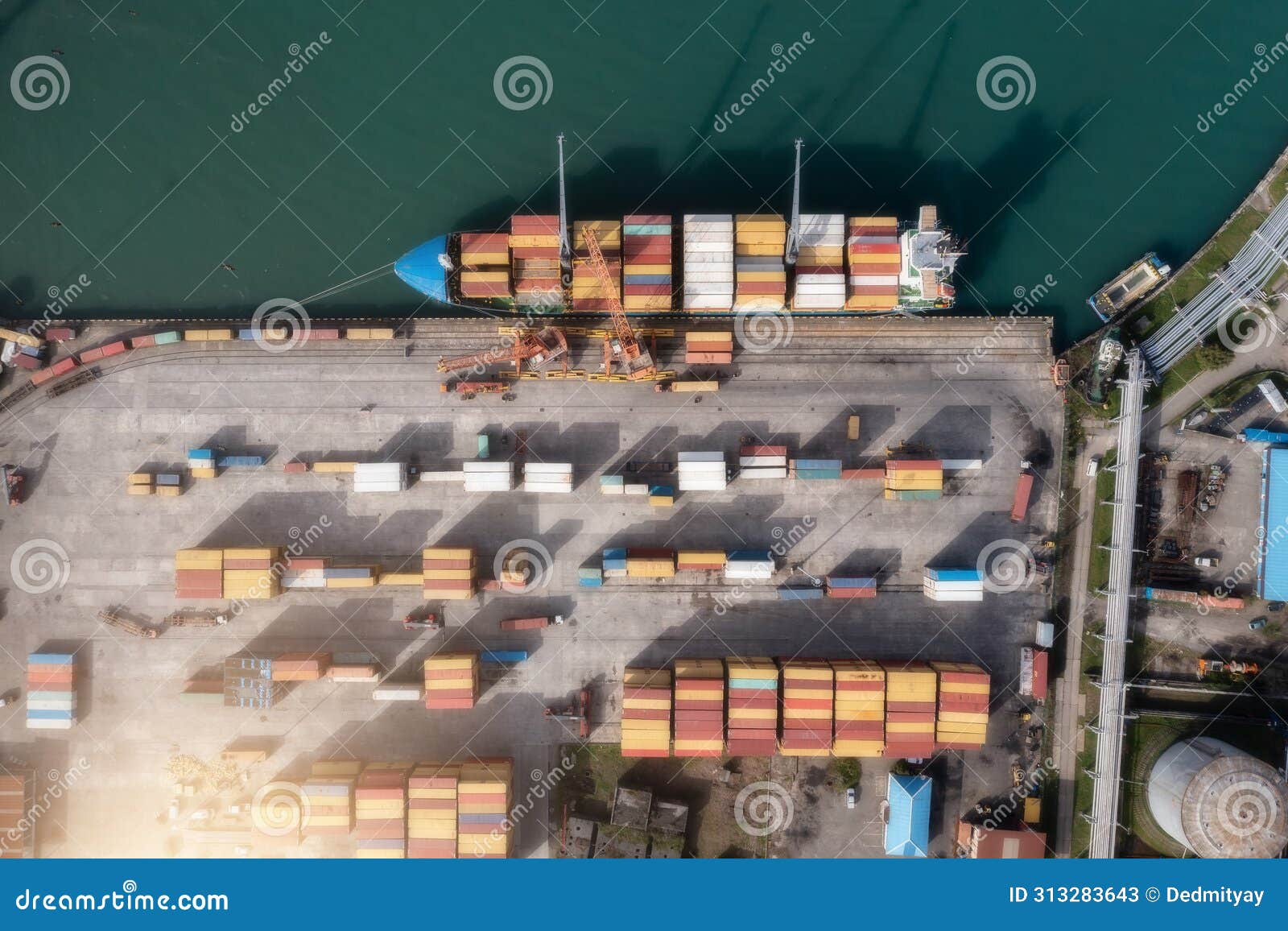 Container Loading Process, Maritime Shipping Efficiency, Global ...