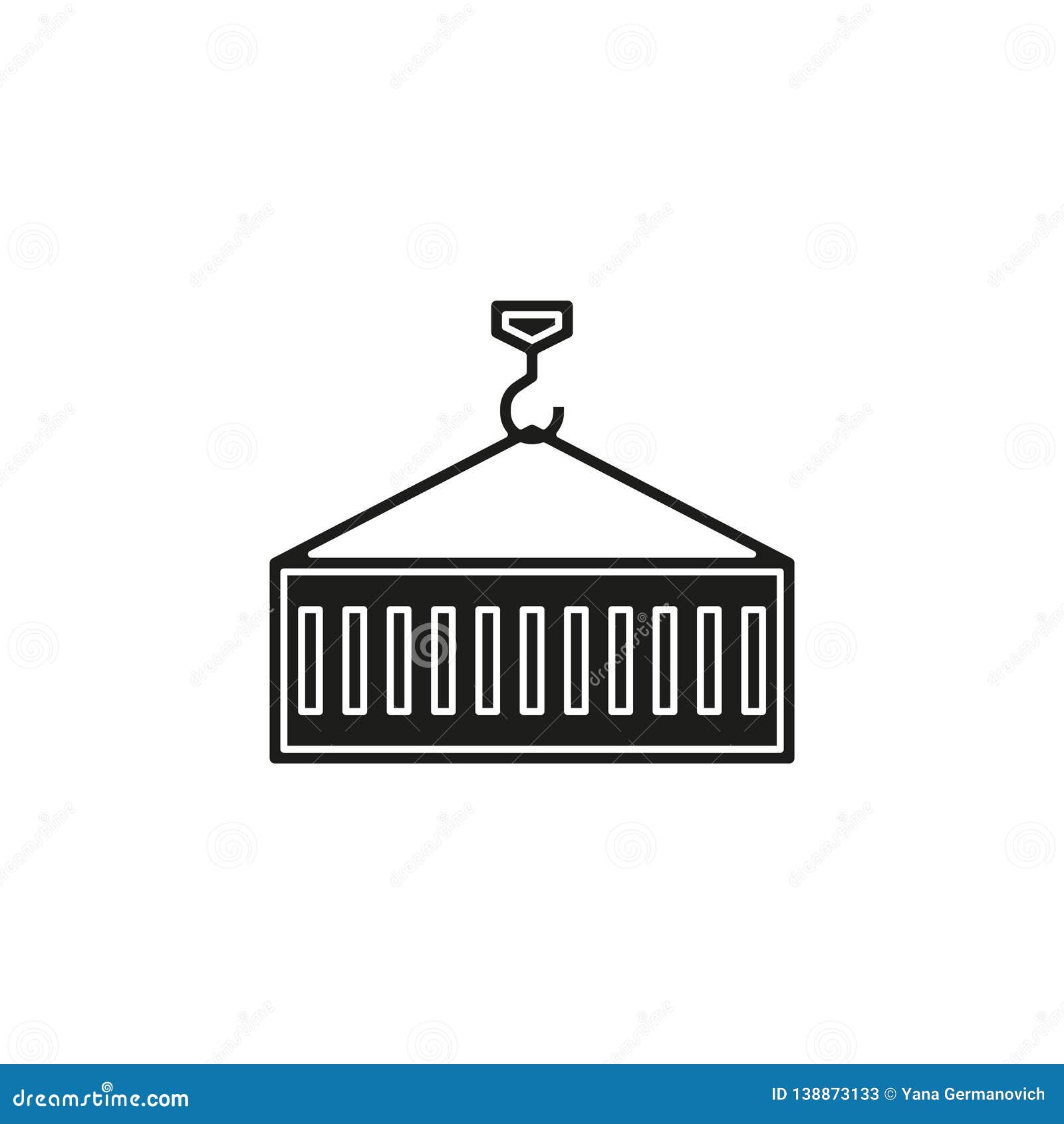 Container Logistic - Shipping Container Stock Illustration ...