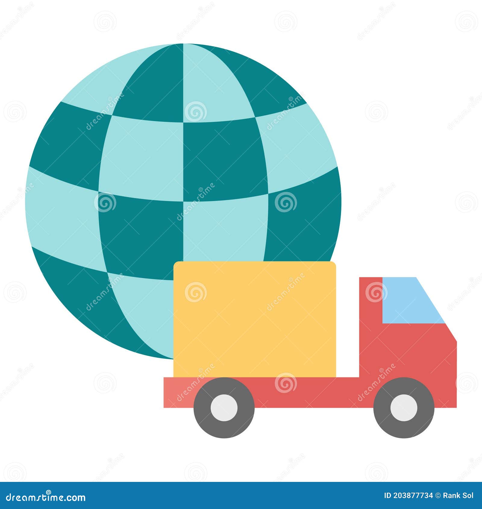 Container, Logistics, Shipping, Delivery Fully Editable Vector Icon ...