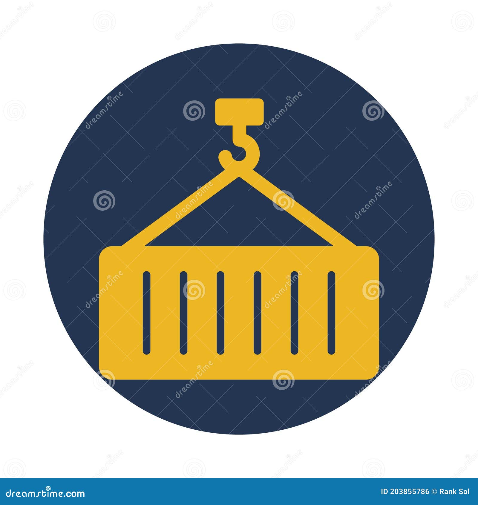 Container, Logistics, Shipping, Delivery Fully Editable Vector Icon ...