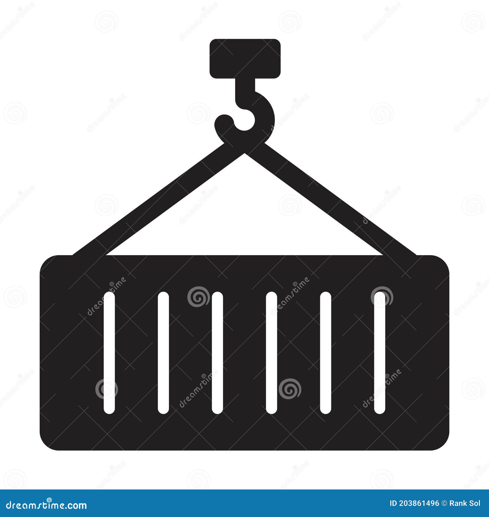 Container, Logistics, Shipping, Delivery Fully Editable Vector Icon ...