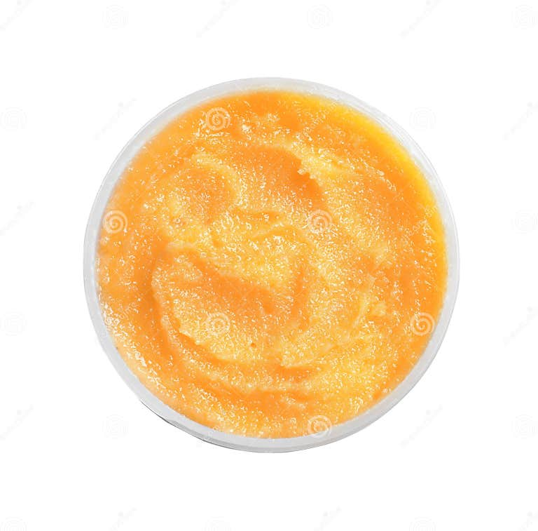 Container with Natural Scrub Stock Image - Image of cosmetology, health ...