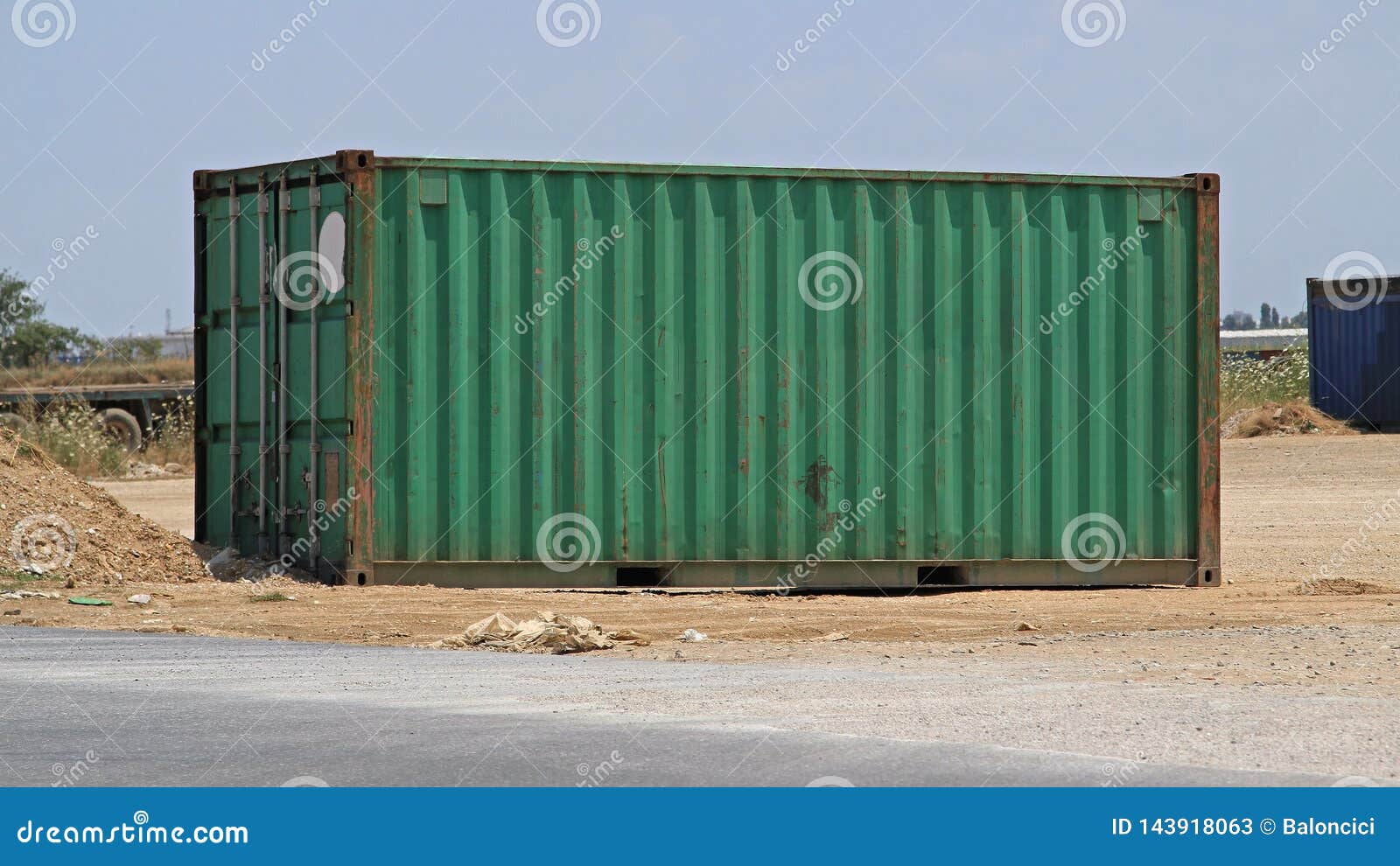 Container stock image. Image of logistic, distribution - 143918063