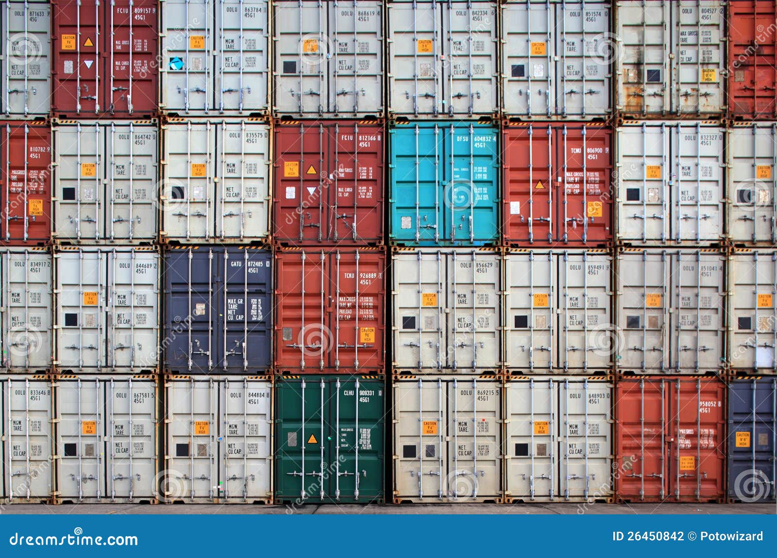 Container Operation in Port Stock Photo - Image of gantry, depot: 26450842