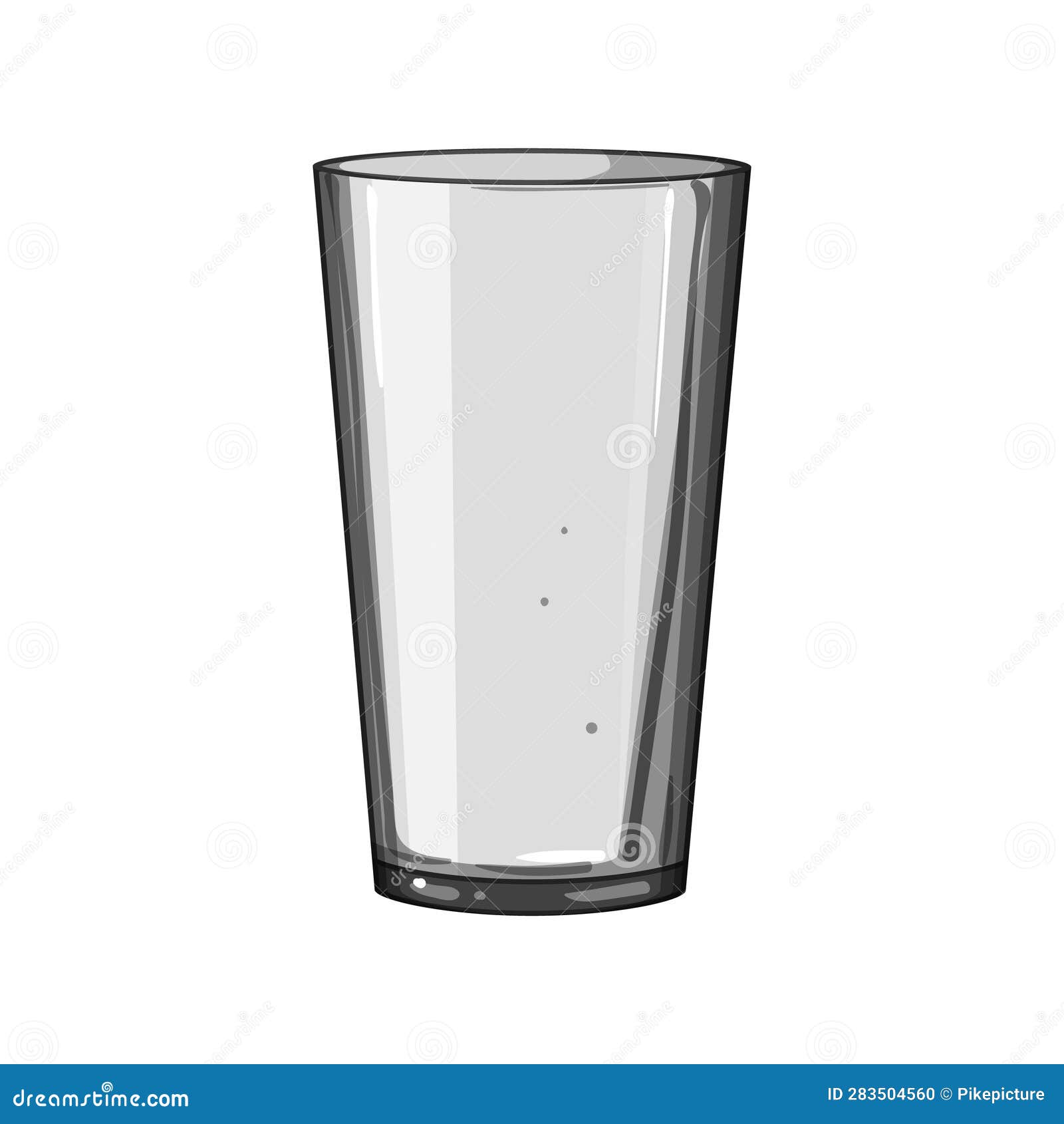 Container Plastic Cup Cartoon Vector Illustration Stock Illustration ...