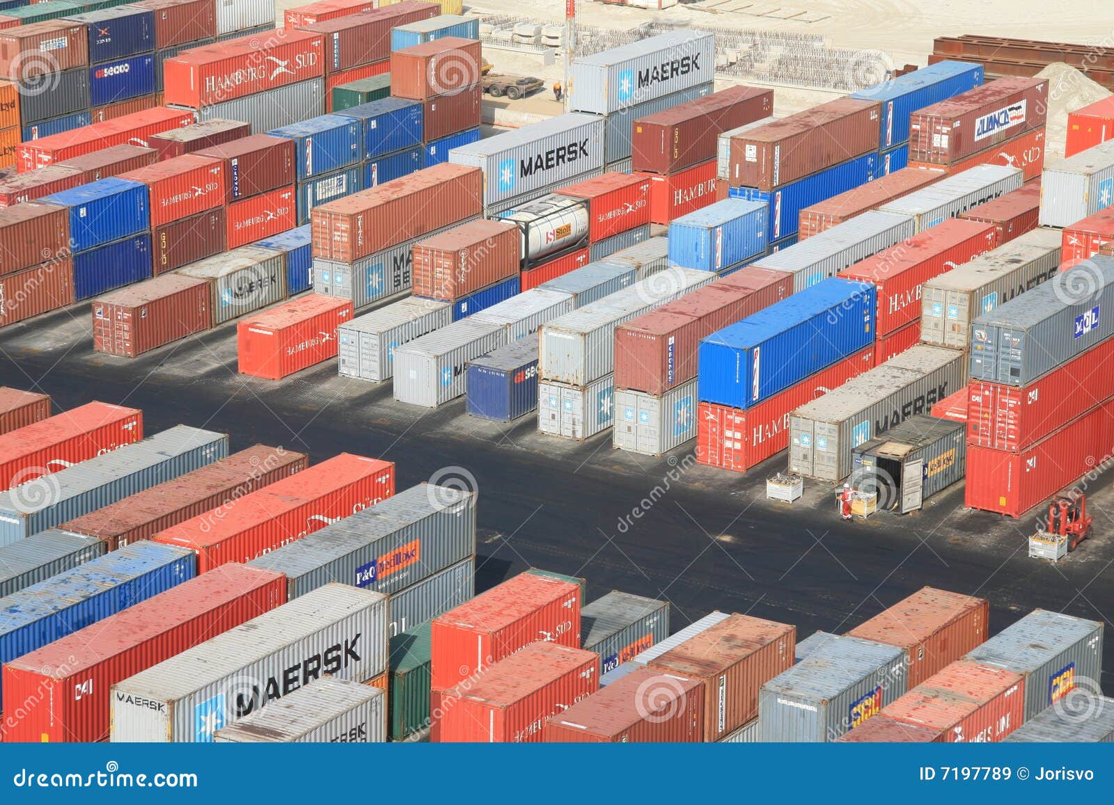 Container port editorial stock image. Image of port, transport - 7197789