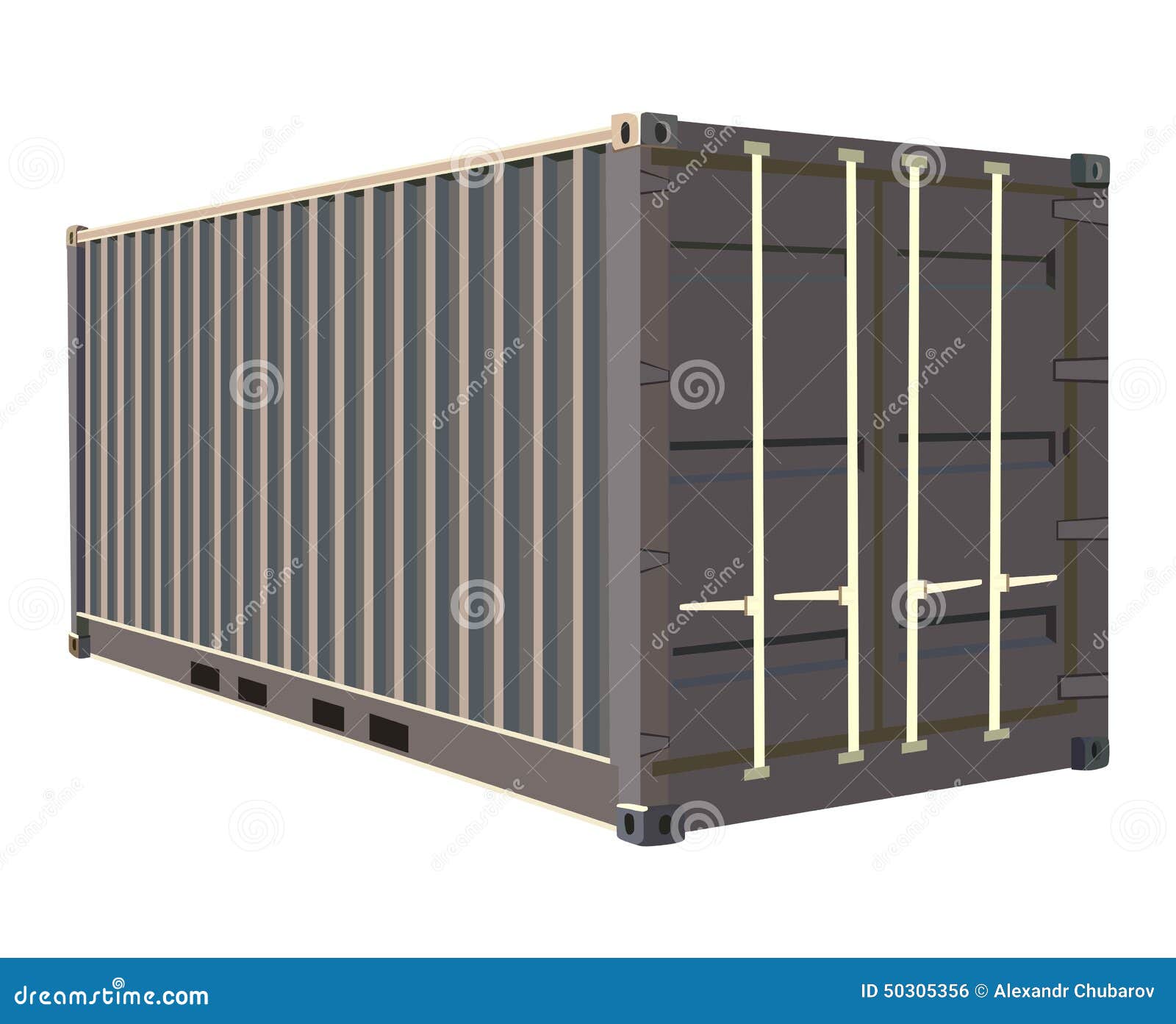 Purple Container Icon Isolated On Yellow Background. Crane Lifts A ...