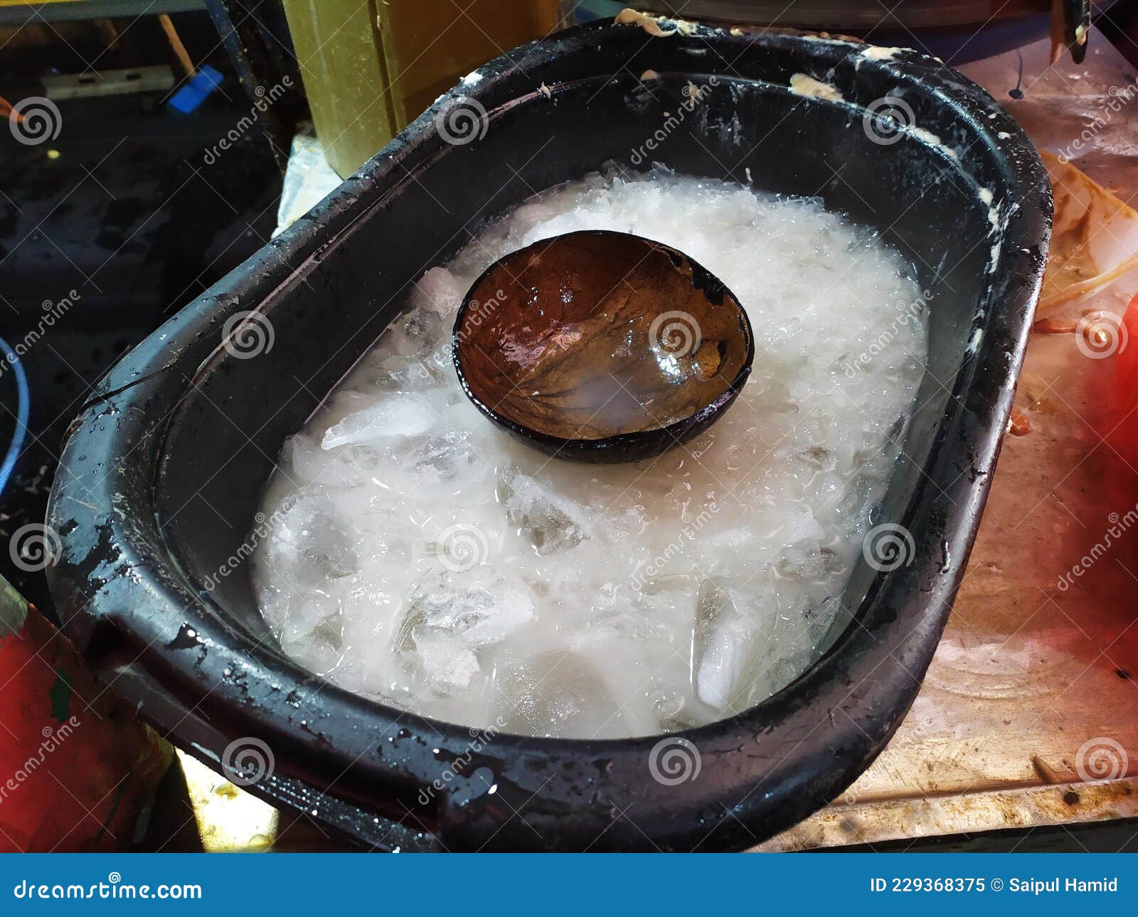 Container for Putting Ice Cubes Stock Image - Image of baking, dairy ...