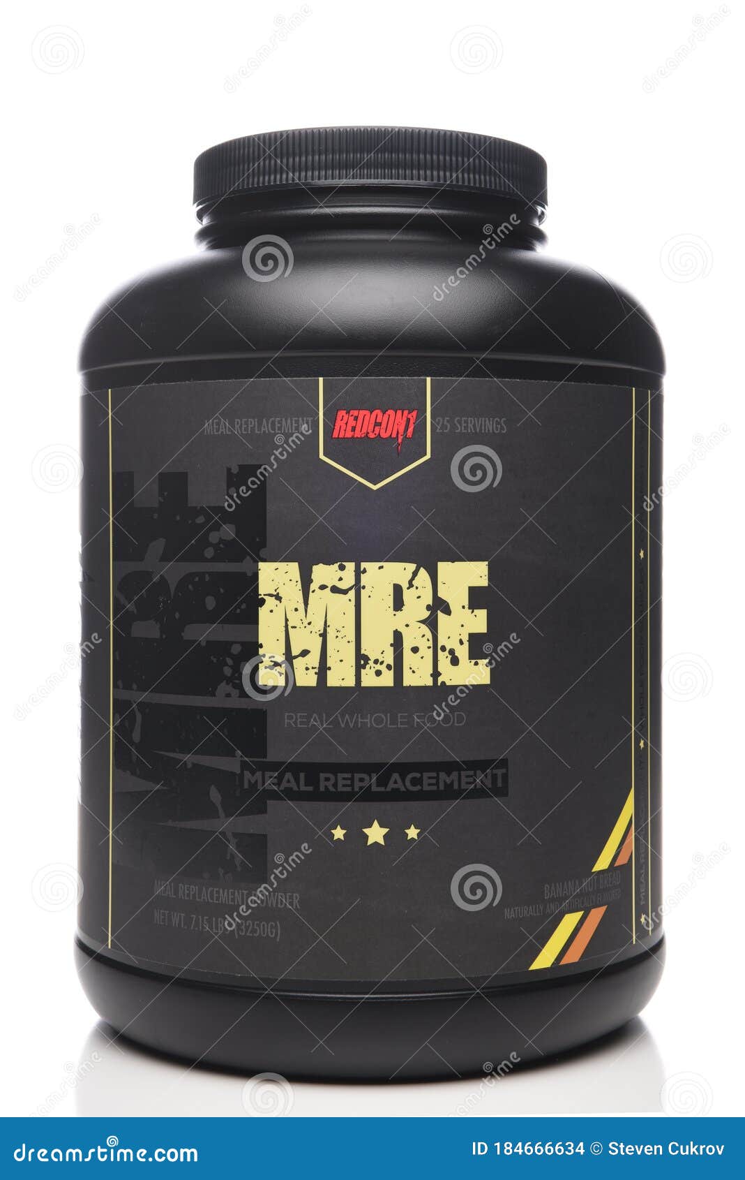 A Container of Redcon1 MRE - Meal Replacement Editorial Stock Image ...