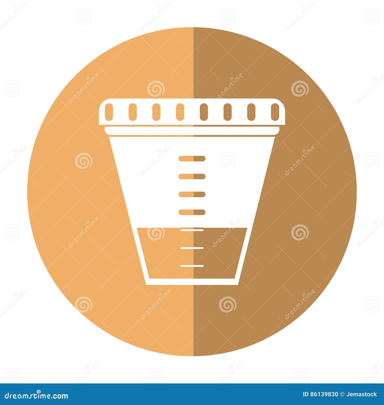 Container Sample Laboratory Icon Shadow Stock Vector - Illustration of ...