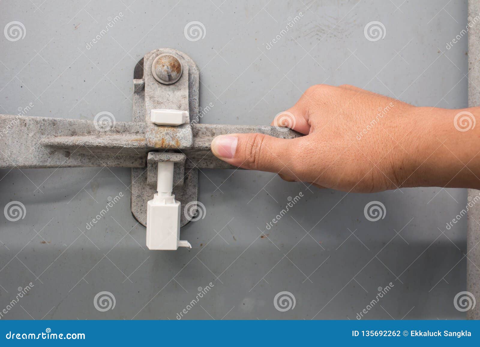 The Container Seal Lock for Protect Product Inside Stock Photo - Image ... The Container Seal Lock for Protect Product Inside Stock Photo - Image ...