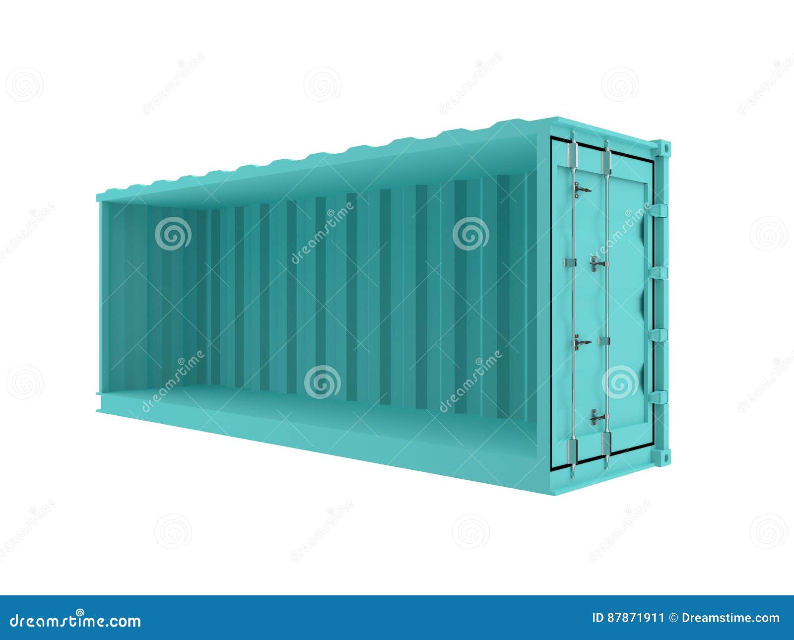 Container Section for Custom Text.blue Stock Illustration ...