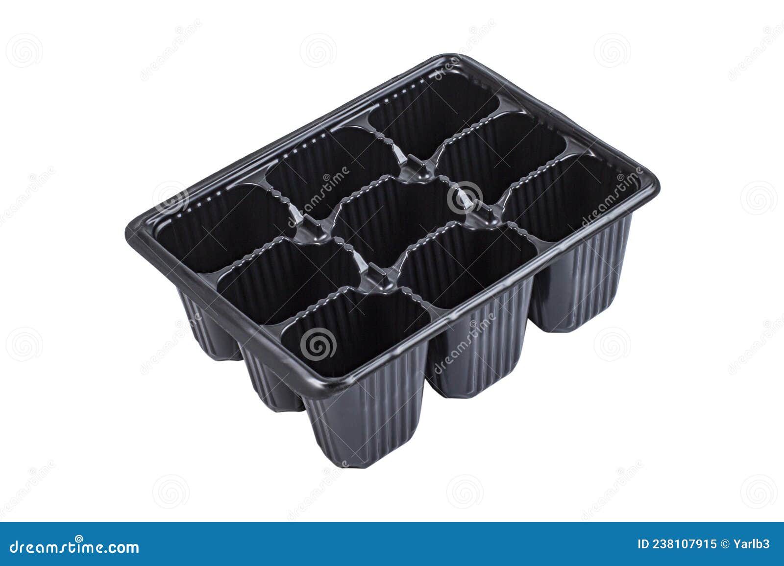 Container for Seedlings or Young Plants on White Isolated Stock Image ...
