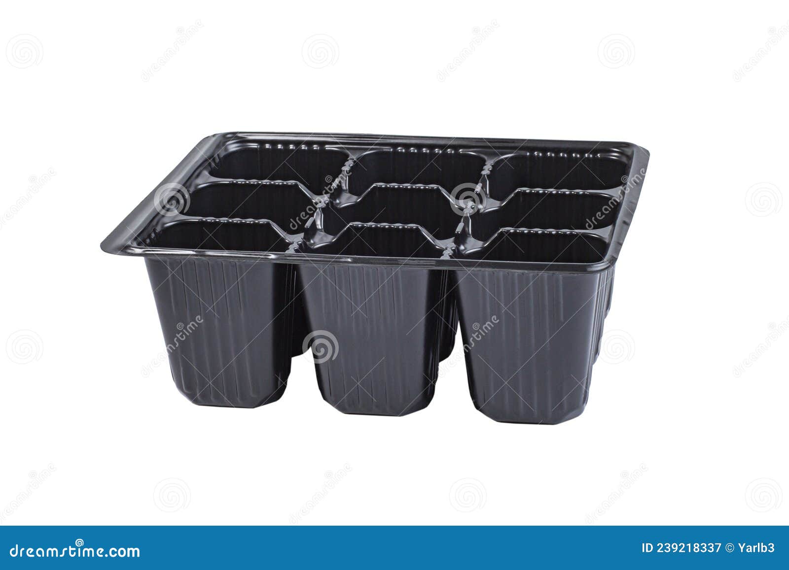 Container for Seedlings or Young Plants on White Isolated Stock Image ...