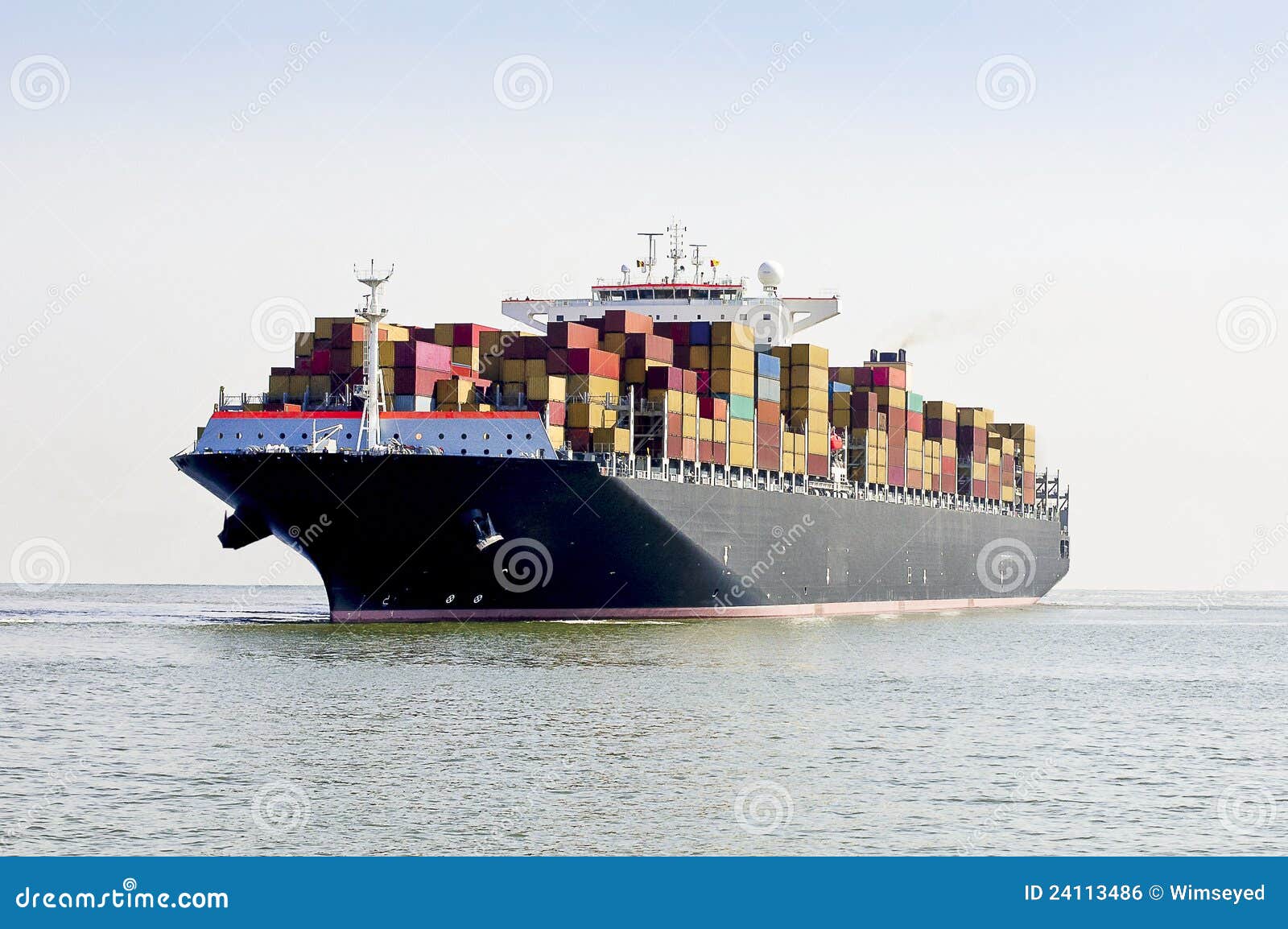 Container ship stock photo. Image of terminal, heavy - 24113486