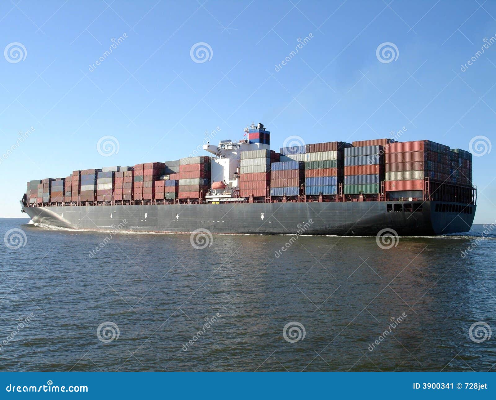 Container ship stock image. Image of bremerhaven, freighter - 3900341