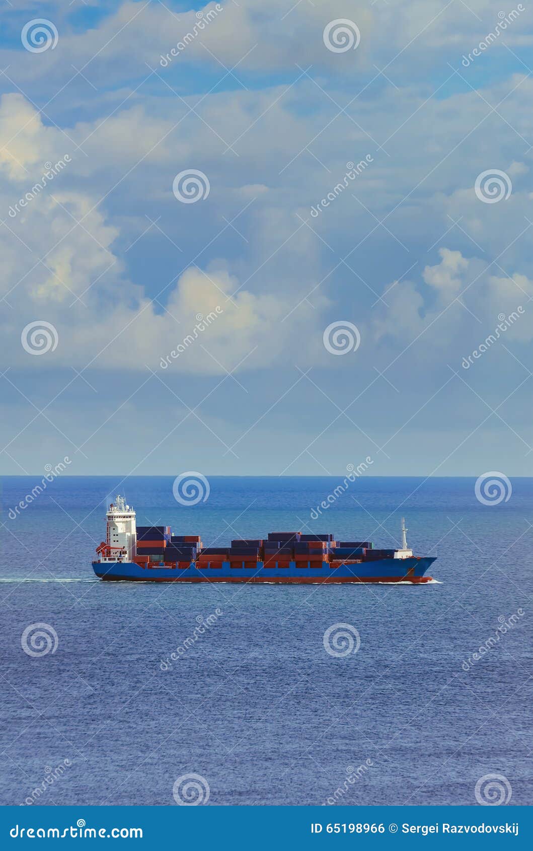 Container Ship stock photo. Image of vessel, marina, ocean - 65198966