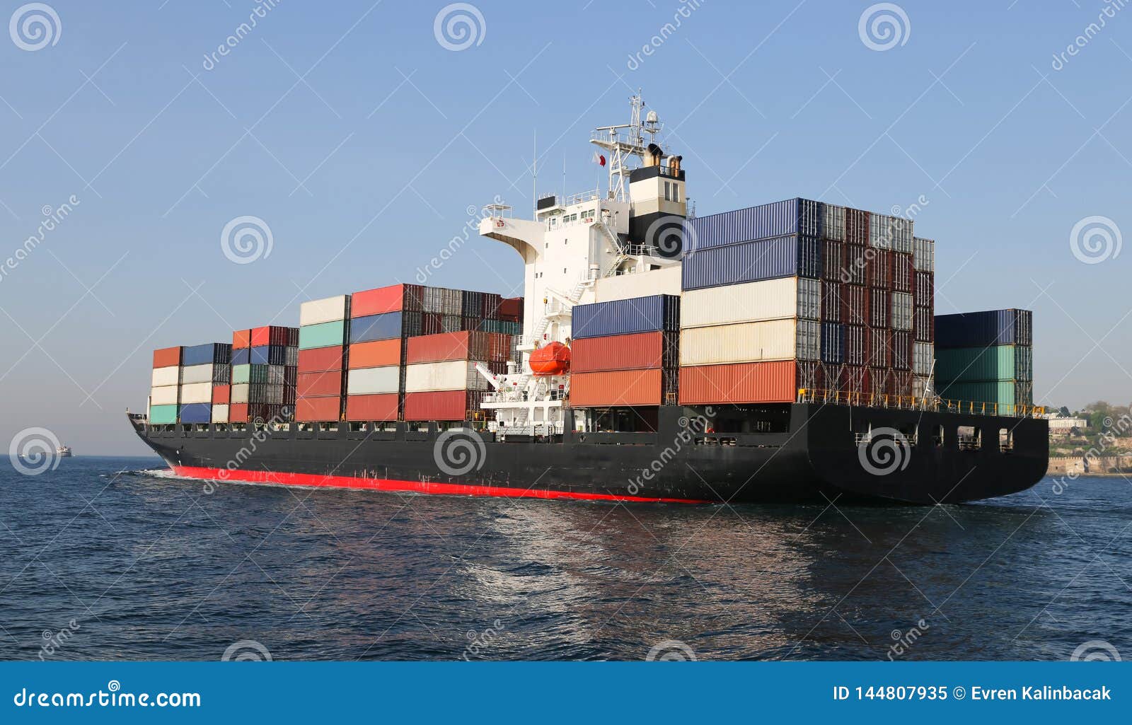 Container Ship Carrying Goods Editorial Image - Image of economy, bulk ...
