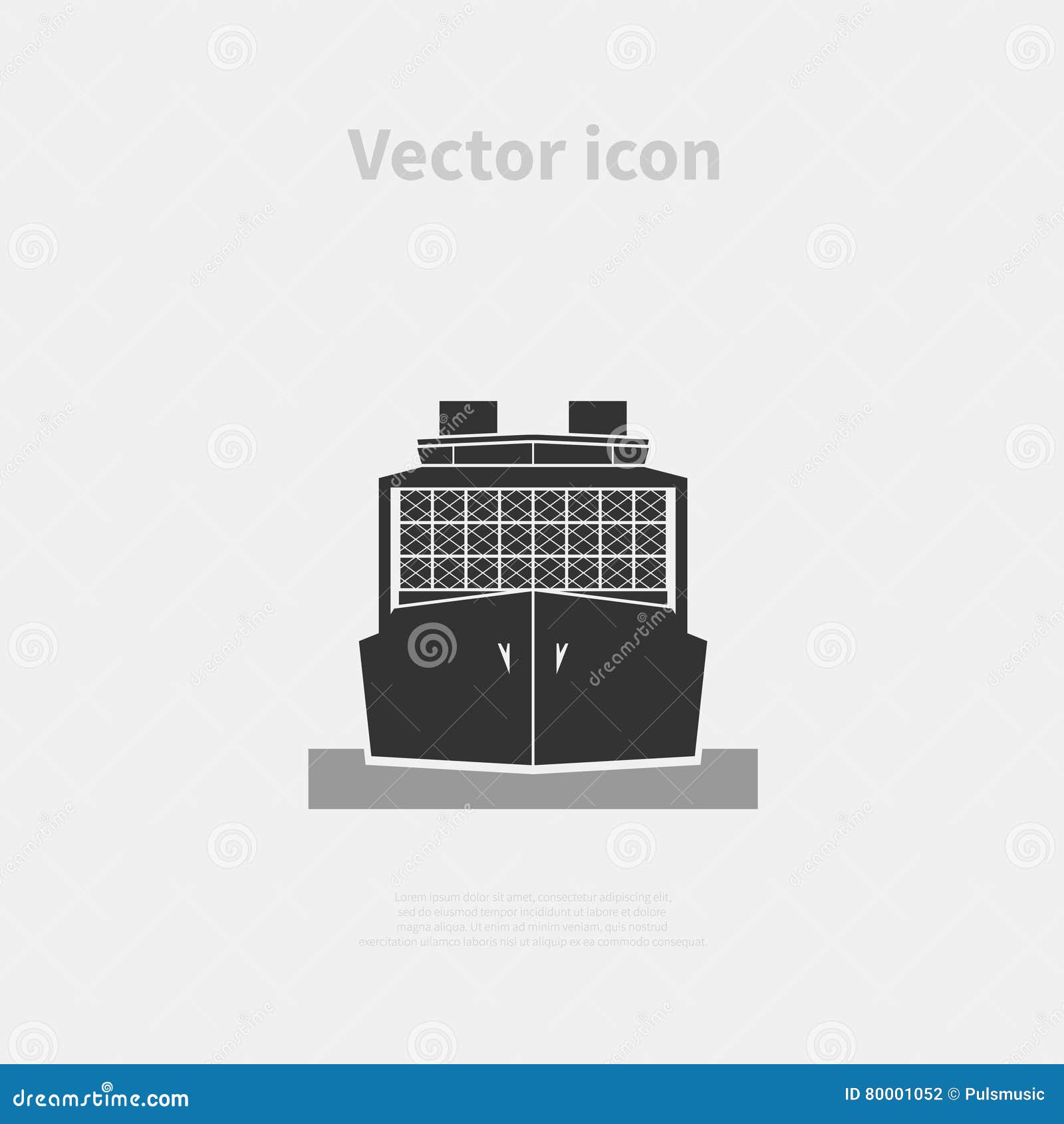 Container ship icon stock vector. Illustration of export - 80001052