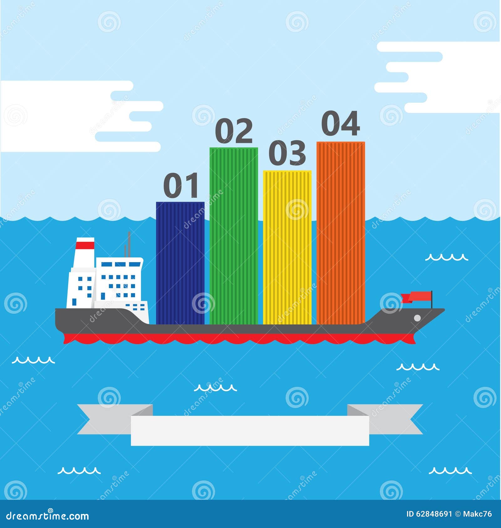 Container Ship Infographic - Illustration Stock Vector - Illustration ...