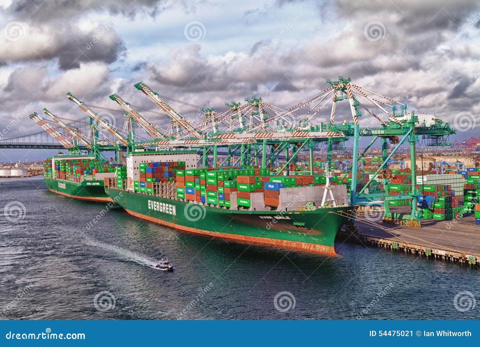 Container Ship - Port of Los Angeles Editorial Photo - Image of ... Container Ship - Port of Los Angeles Editorial Photo - Image of ...