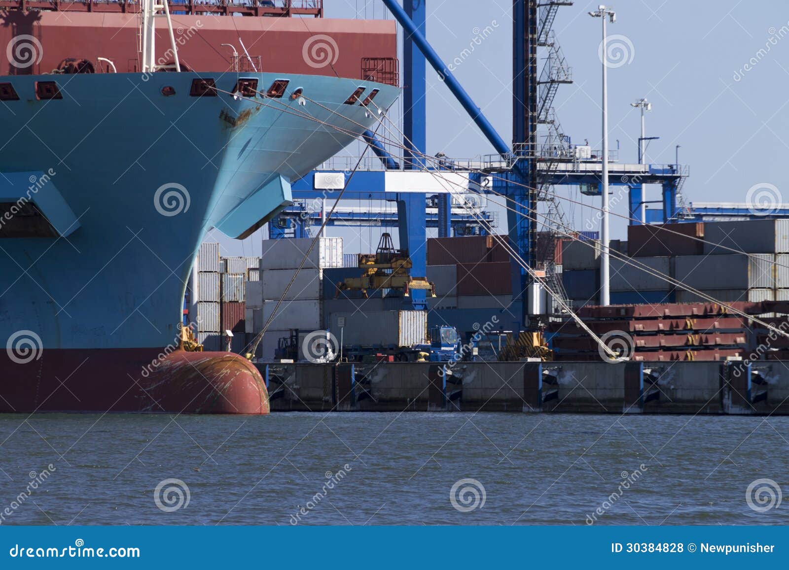 Container ship stock photo. Image of transport, transportation - 30384828